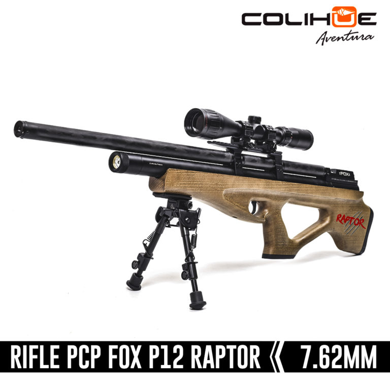Rifle PCP Fox P12 Raptor // cal 7,62mm - Colihue Aventura