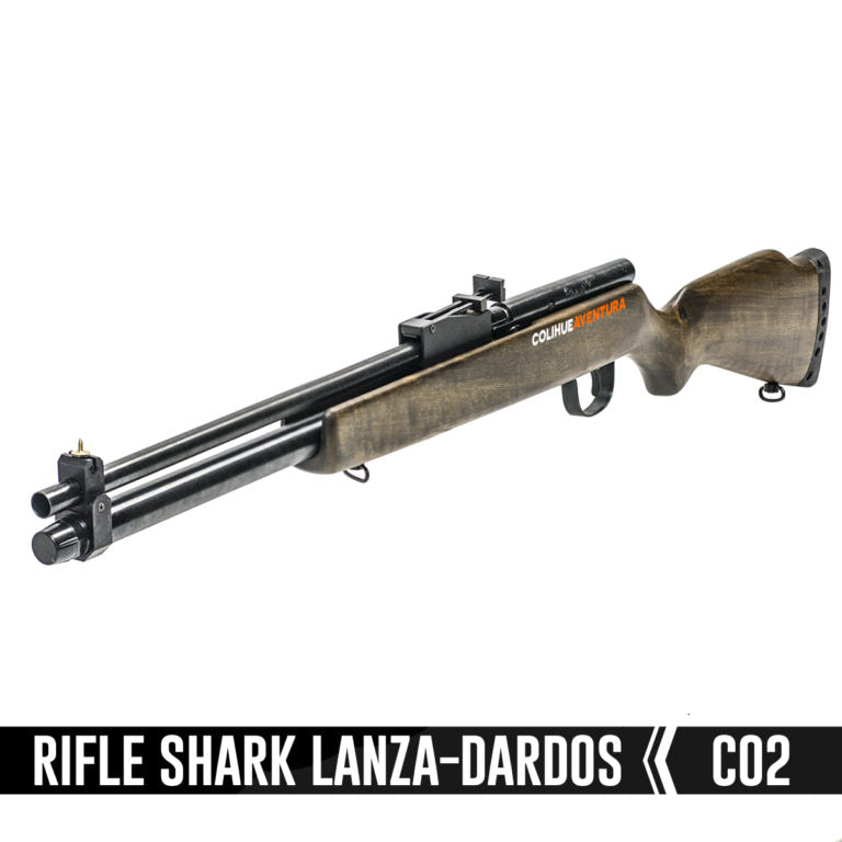 Rifle Shark Lanza Dardos Narcotizantes Co2 - Colihue Aventura