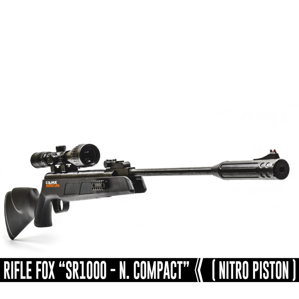 Rifle Fox "Sr1000 Nitro Compact Black" (cal 5,5mm) - Colihue Aventura