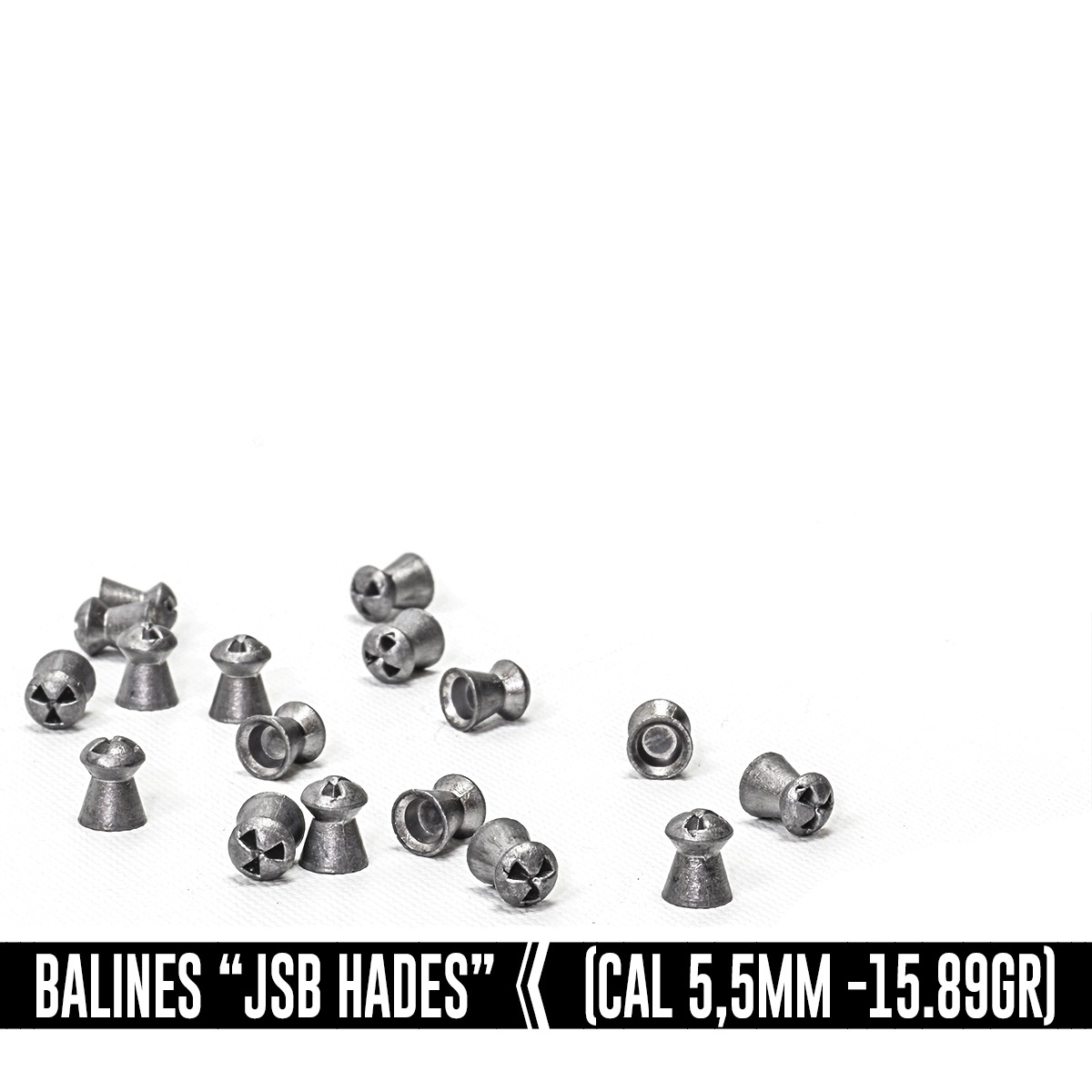 Balines JSB Hades (cal 5,5mm - 15,89gr) x500u - Colihue Aventura