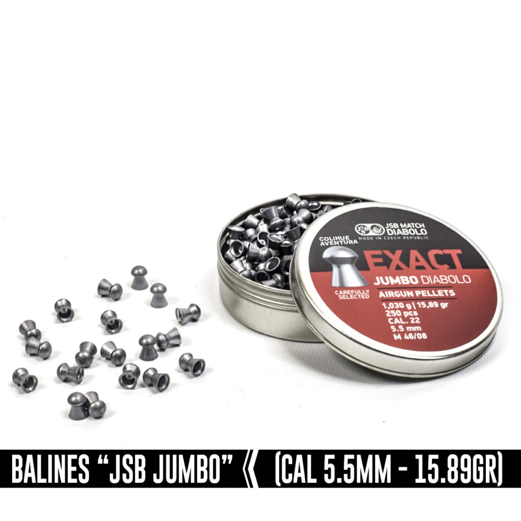 Balines JSB Exact Jumbo (5,5mm - 15.89gr) x250u - Colihue Aventura