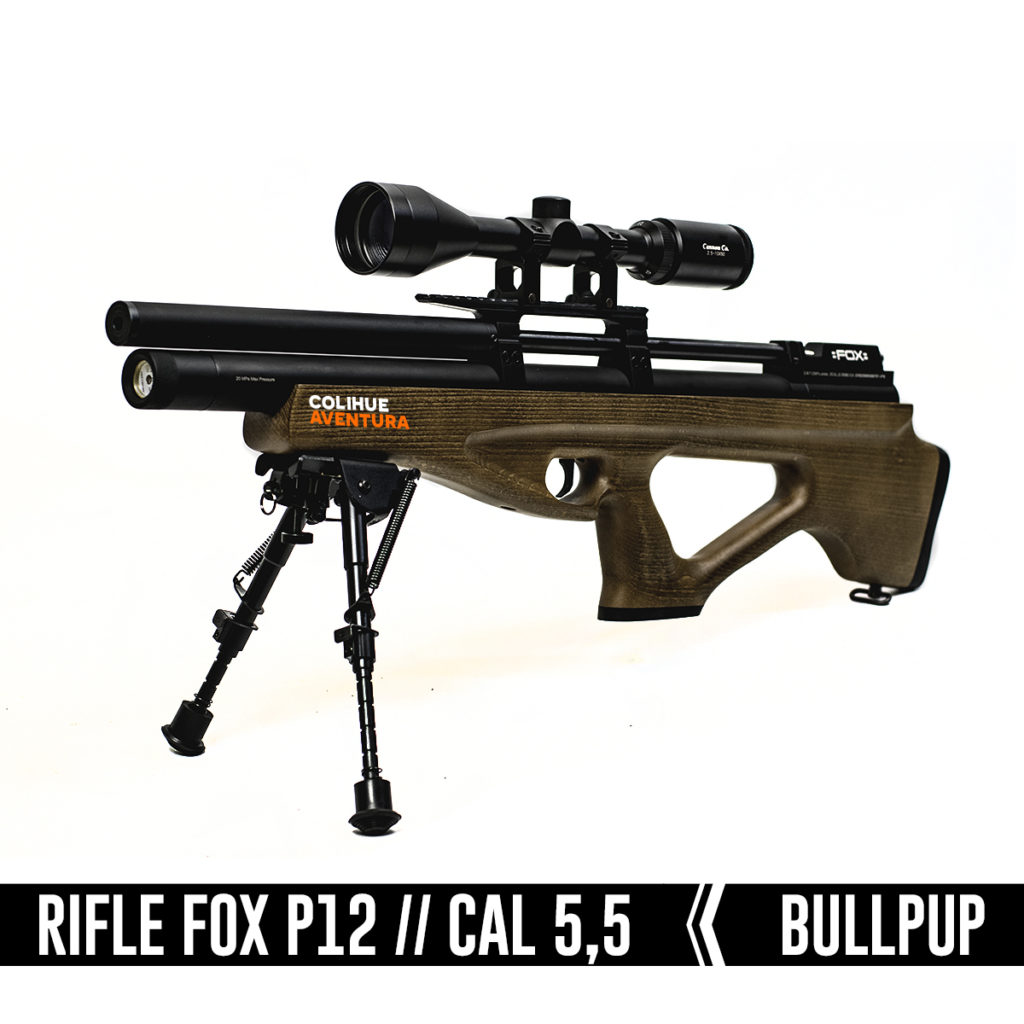 Rifle PCP Fox P12 - 2019 6 - Colihue Aventura