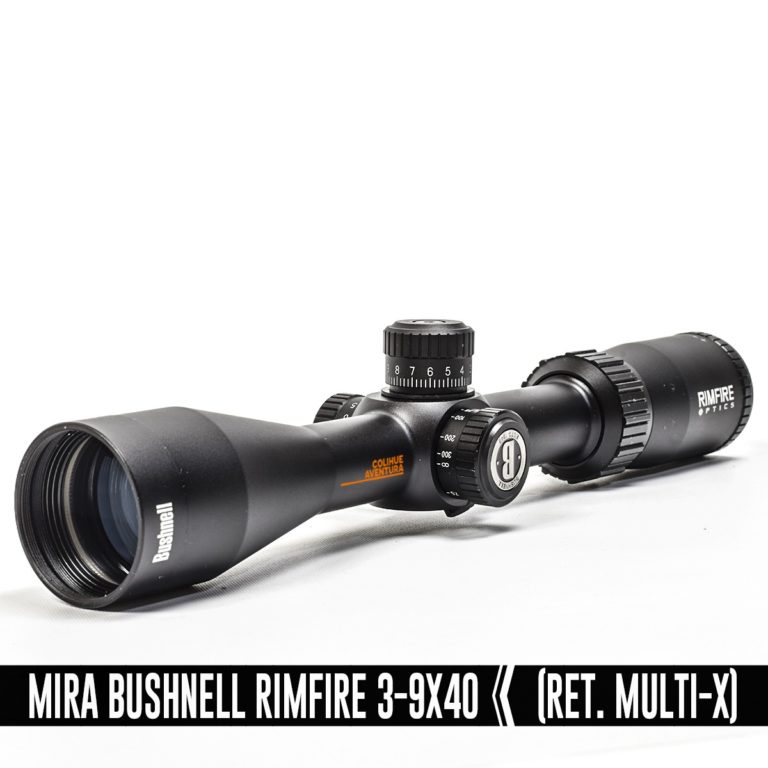 Mira Bushnell Rimfire 3-9x40 - Paralaje Lateral - Colihue Aventura