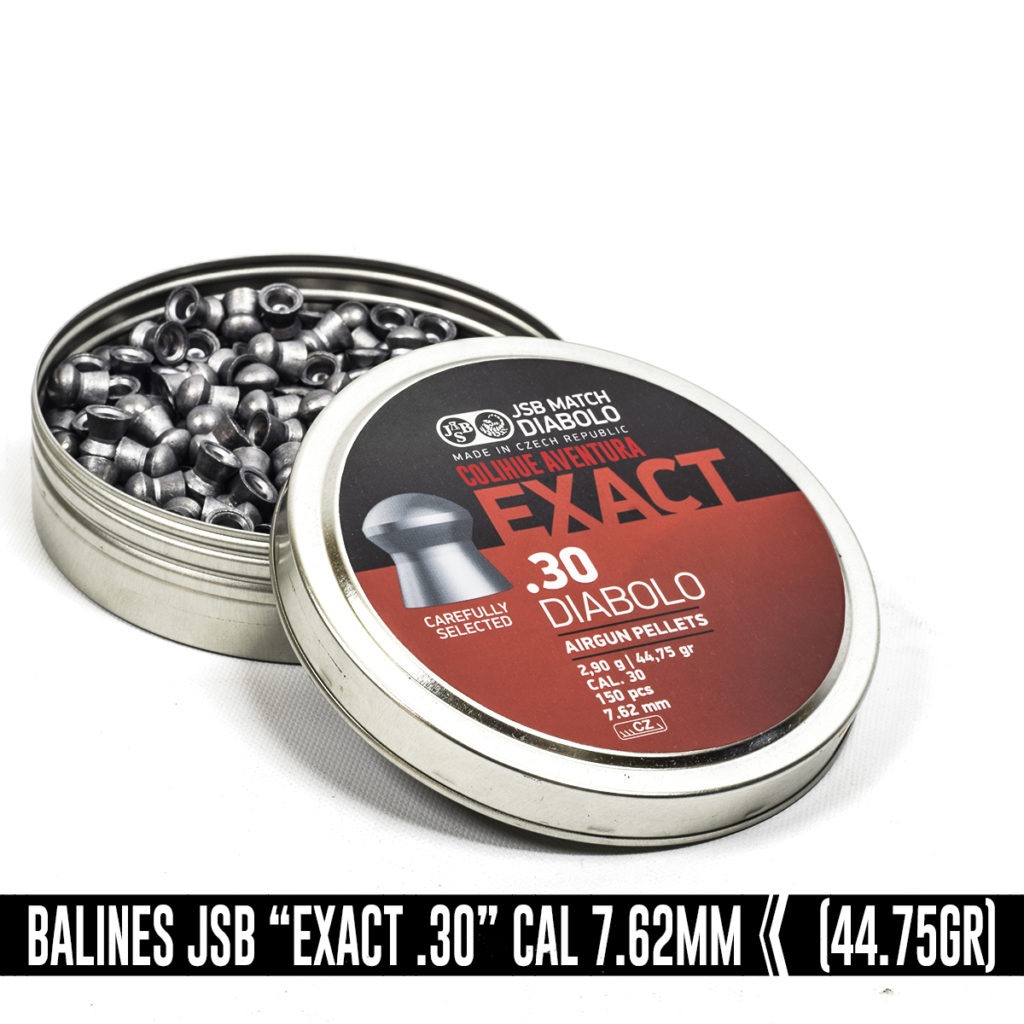 Balines JSB Exact .30 (cal 7.62mm) / 44.75gr - x150u - Colihue Aventura