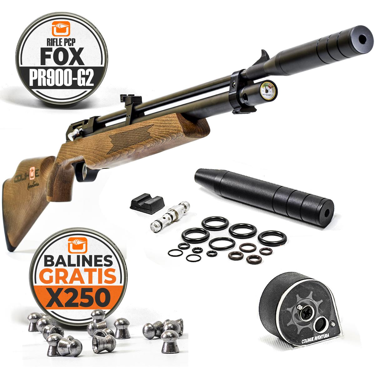 Rifle PCP Fox Pr900-G2 cal 5,5mm // Estandar Regulado - Colihue Aventura