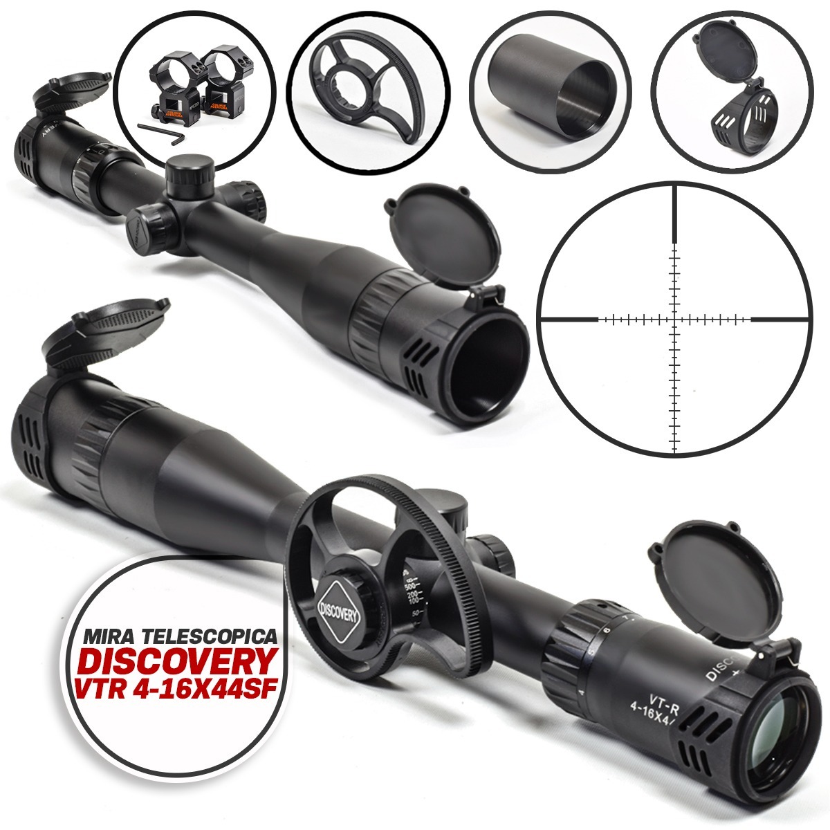 Mira Telescopica Discovery VT-R 4-16x44 SF - Colihue Aventura