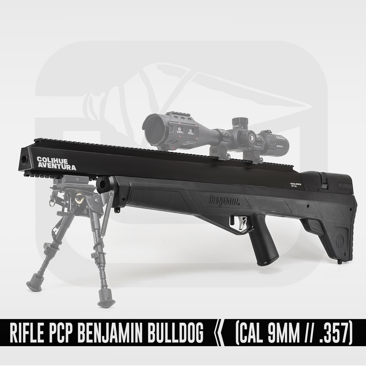 Rifle PCP Benjamin Bulldog .357 // 9mm - Colihue Aventura
