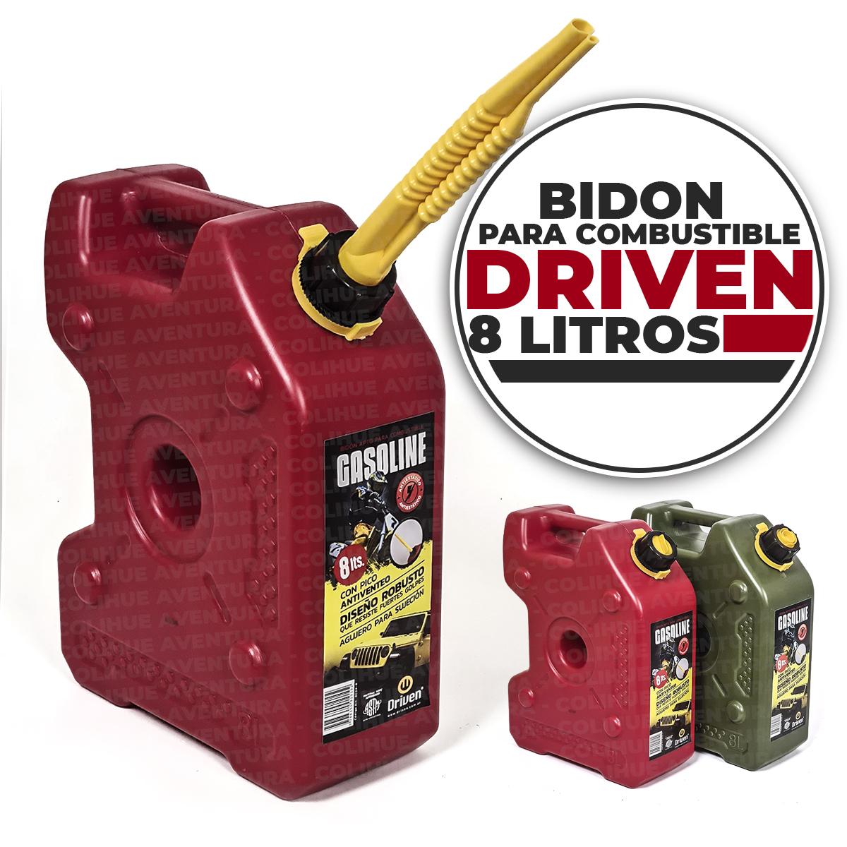 Bidon para Combustible Driven - "8 litros" Extrachato - Colihue Aventura