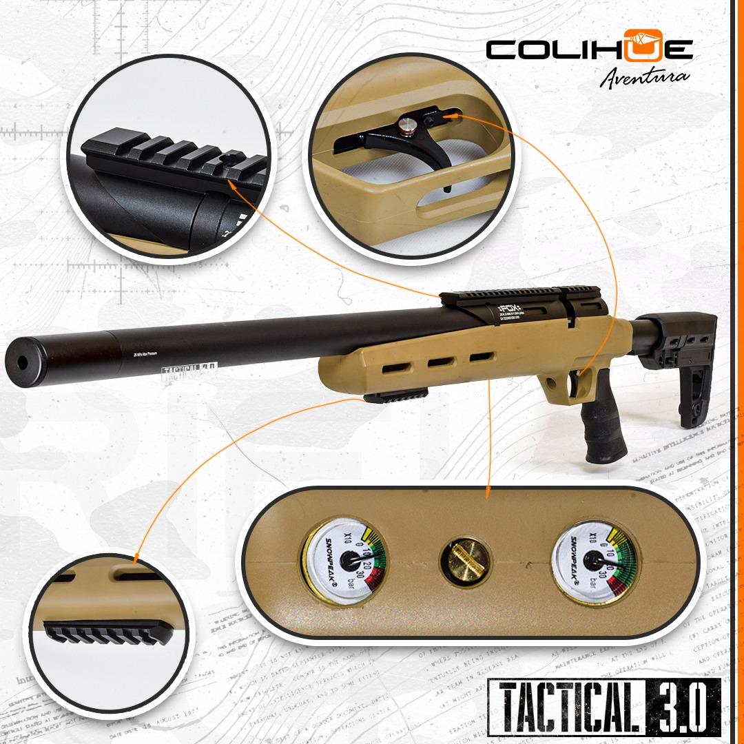 Rifle Pcp Fox Custom Tactical 3.0 // 5.5mm - Colihue Aventura