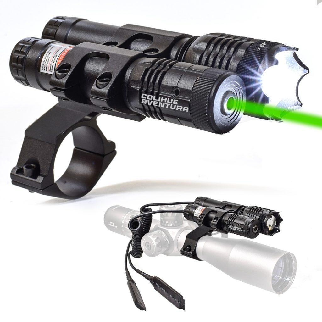 Linterna + Laser Verde Tactico Shilba C/ Anilla Tubo De Mira - Colihue ...